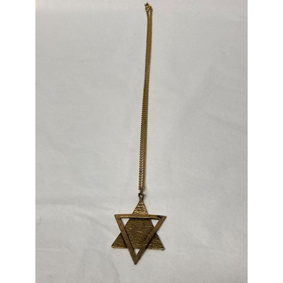Jewelry | Vintage Antiqued Gold Tone Jewish Star Of David | Poshmark